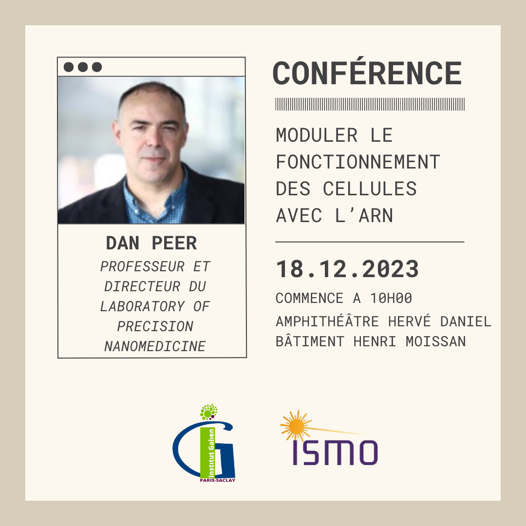 CONFERENCE - "Moduler le fonctionnement des cellules avec l’ARN ...