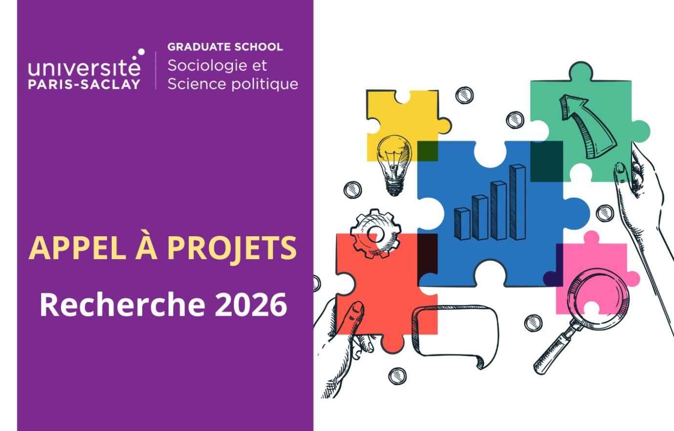 Appel à projets de recherche 2026 - 2027 | Université Paris-Saclay