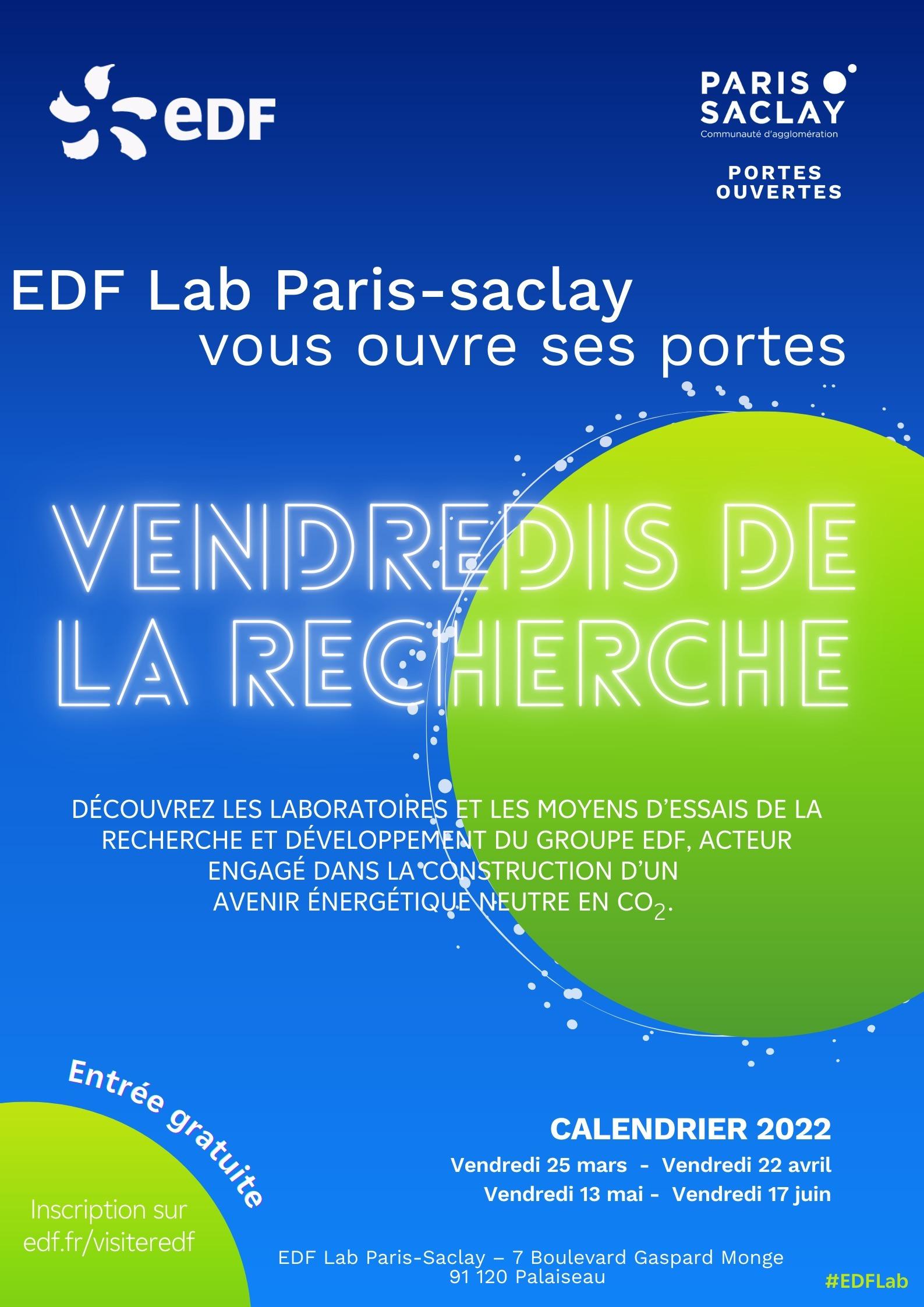 EDF Lab Paris-Saclay vous ouvre ses portes | Université Paris-Saclay