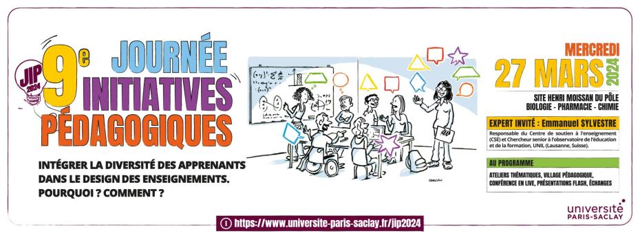 Journée Initiatives Pédagogiques : JIP 2024 | Université Paris-Saclay