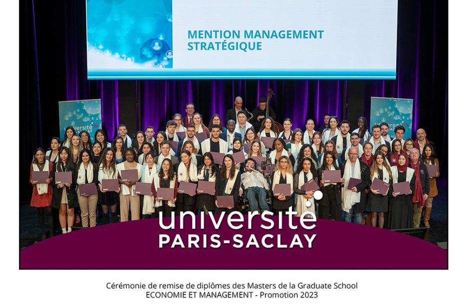 Cérémonie de remise des diplômes masters en 2024 | Université Paris-Saclay